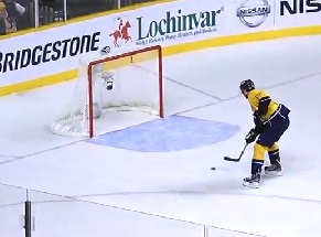 Video: Craig Smith Misses on Empty Net