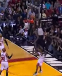 LeBron James Jumps Over John Lucas for Dunk (Video)