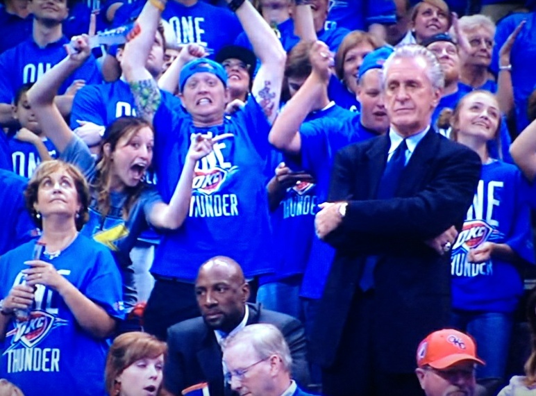 Pat Riley and Alonzo Mourning seemed extremely uncomfortable in the all ...