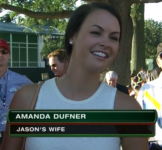 Jason Dufner's wife Amanda celebrates PGA Championship win