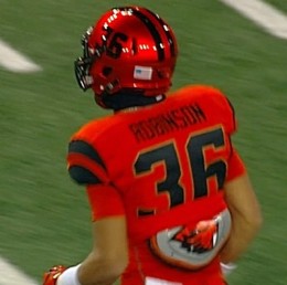 Oregon State uniforms were orange top to bottom and hideous