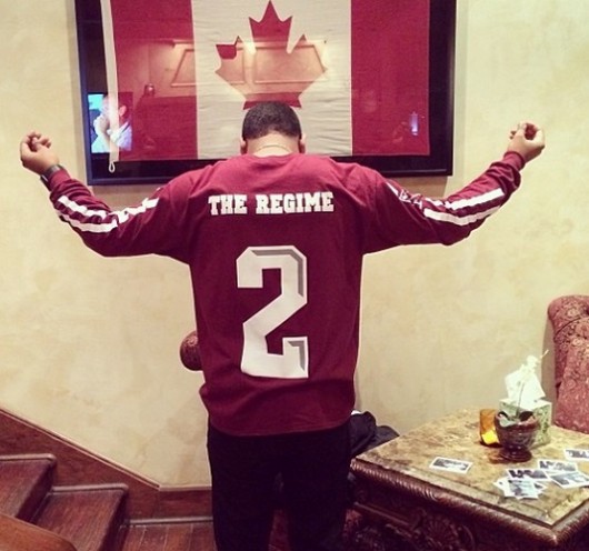 Drake has an OVO Topszn Johnny Manziel shirt