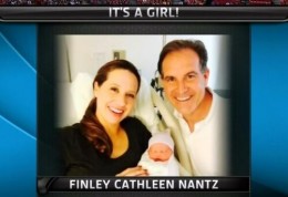 Jim Nantz and wife Courtney have baby girl