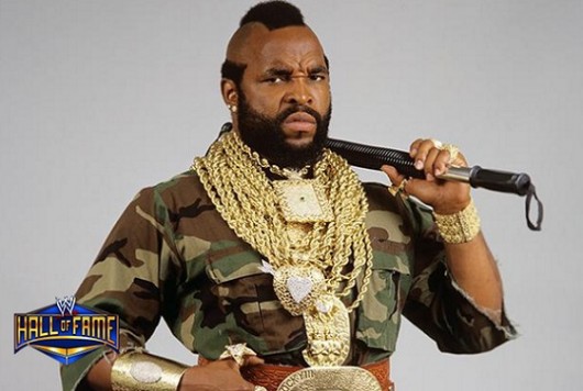 Mr. T getting inducted into WWE Hall of Fame