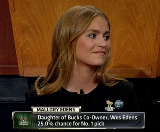Mallory Edens helps Bucks get No. 2 pick at NBA Draft lottery