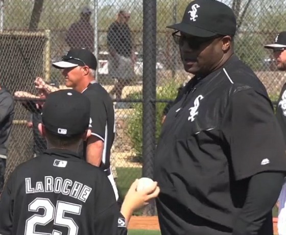Bo Jackson gives history lesson on his sports career to Adam LaRoche's ...