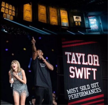 Kobe Bryant Presents Taylor Swift With Banner At Staples Center Video