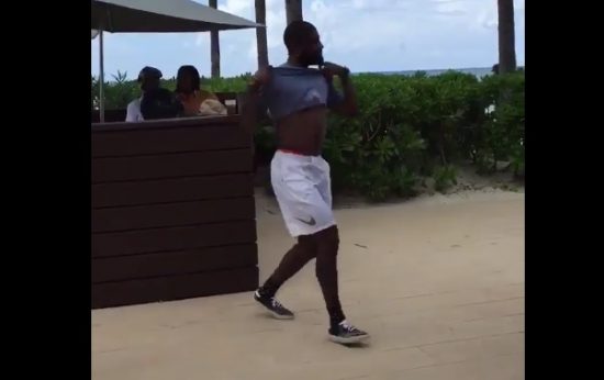 Kyrie Irving dances, does running man challenge in Bahamas | Larry ...
