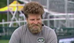 Ryan Fitzpatrick called out by Suzy Kolber for crazy beard, hair (Video)