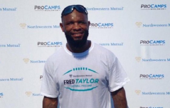 Fred Taylor upset with officiating during AFC championship game