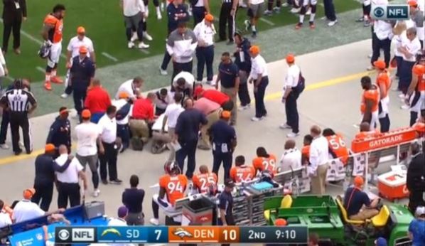 Wade Phillips taken to hospital after scary sideline collision