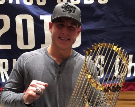 Watch: Anthony Rizzo dents Budweiser sign with monster 3-run home run