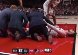 Jusuf Nurkich suffers broken leg in gruesome injury