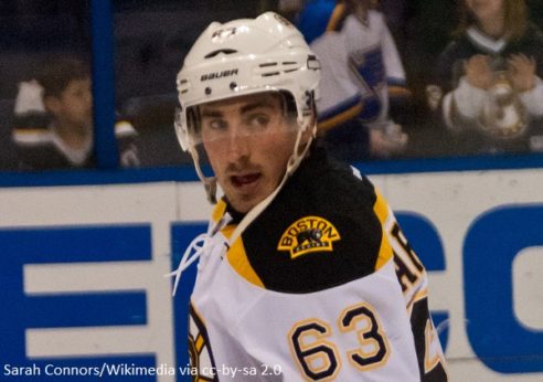 Why Brad Marchand was so terse in interview with Kyle Bukauskas