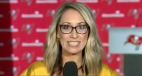 ESPN reporter calls out fan for inappropriate behavior at training camp