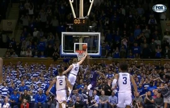 Look: Nathan Bain barely beats buzzer with layup to knock off Duke ...