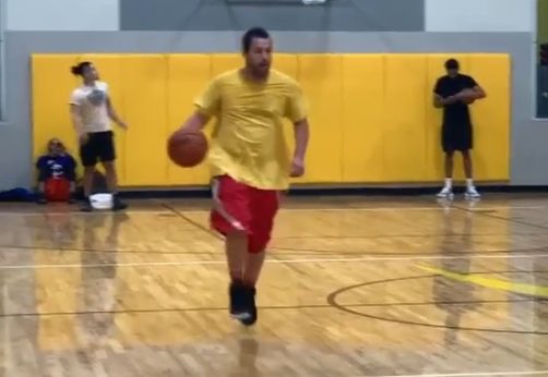 Adam Sandler is a baller! Video highlights from his pickup game in Atlanta