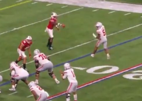 Watch: Referees miss false start before Ohio State touchdown