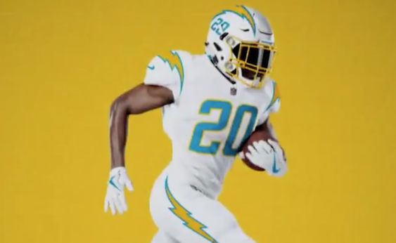 NFL world blown away by new Chargers uniforms