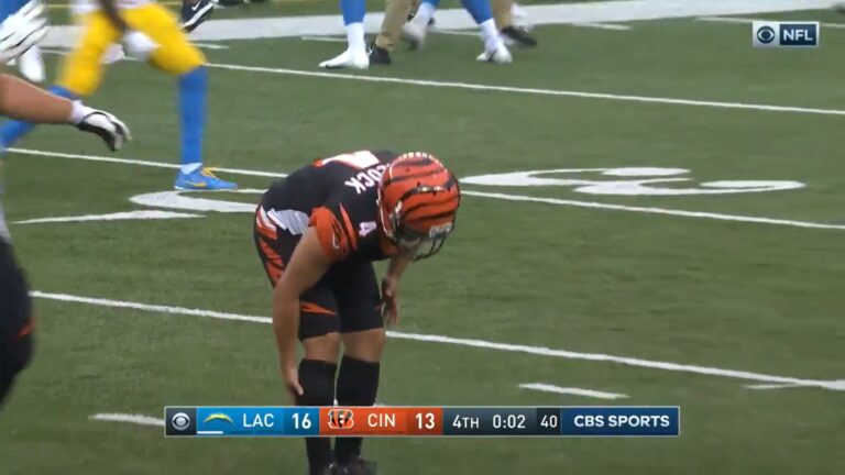 Randy Bullock appears to suffer injury missing game-tying field goal ...