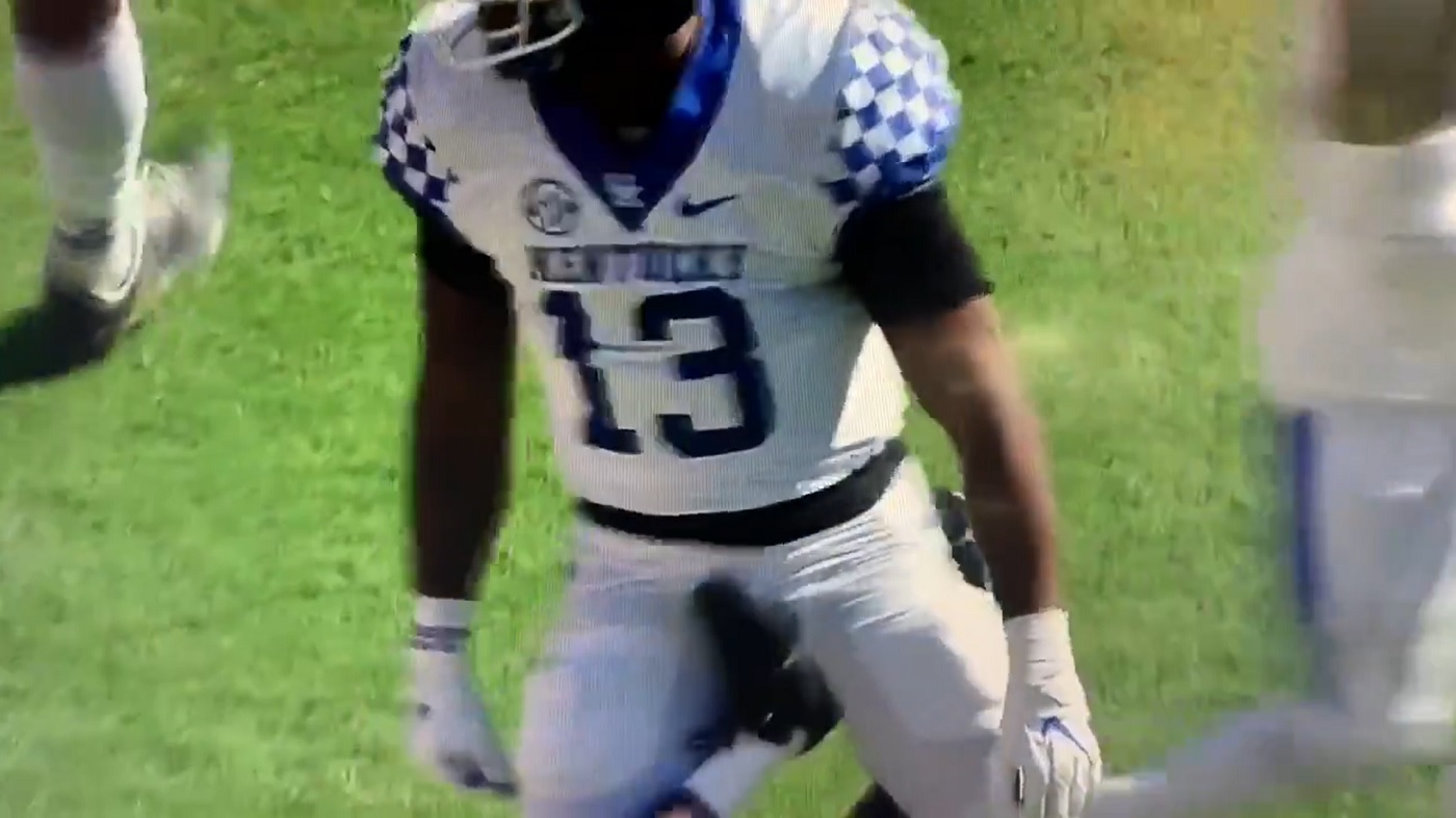 Video: Tennessee WR Ramel Keyton takes a shot at Kentucky player's groin