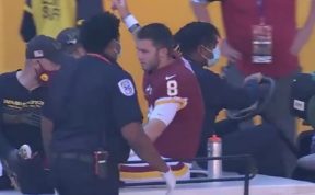 Kyle Allen suffers gruesome ankle injury in Week 9