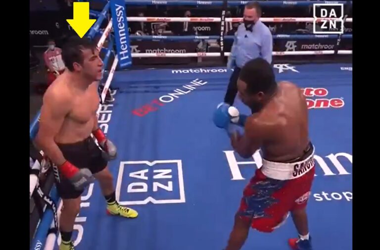 Video: Boxer gets knocked out after taunting opponent