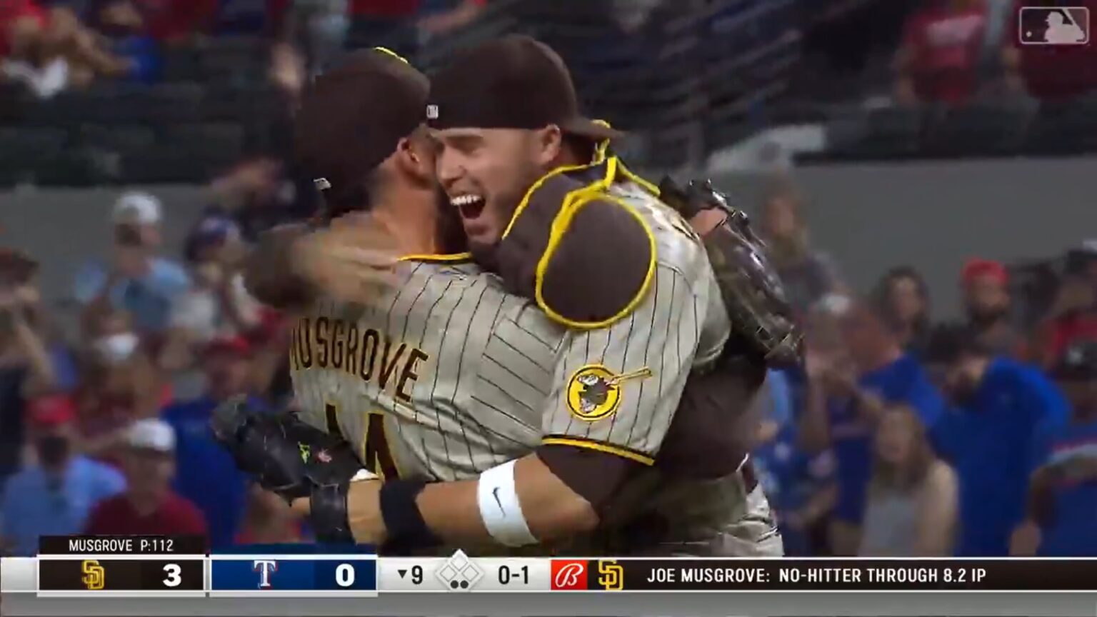 Joe Musgrove makes history in throwing Padres' first ever no-hitter