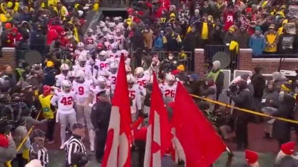 Video: Michigan and Ohio State in tunnel confrontation at halftime