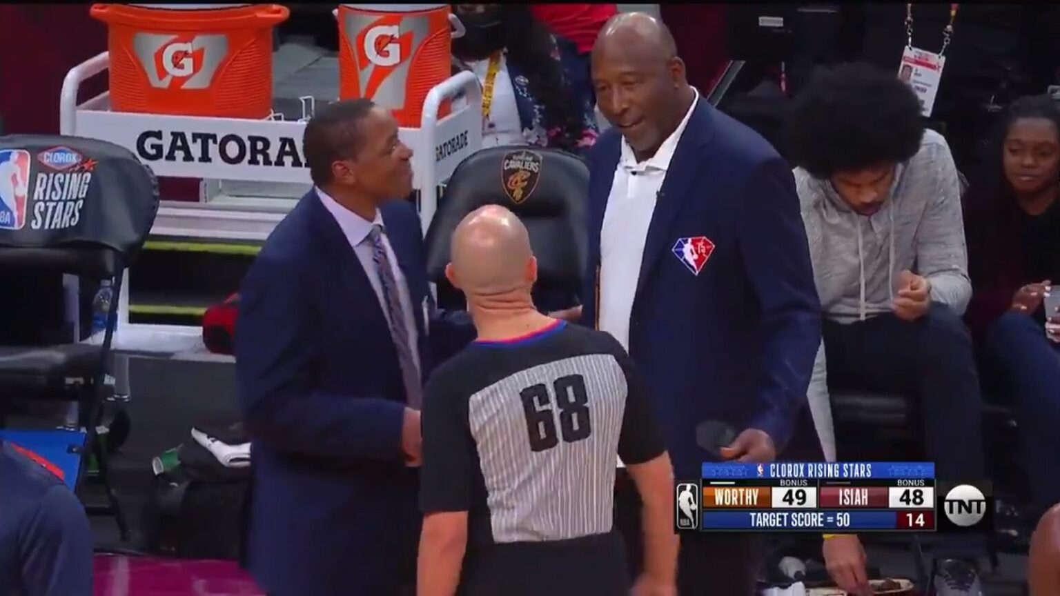 James Worthy had hilarious F-bomb moment during Rising Stars game