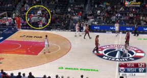 Wizards coach Mike Batiste goes after fan at end of loss