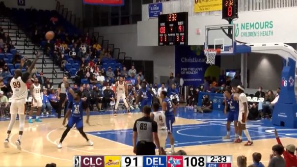 Video of Tacko Fall making his first career 3-pointer was a thing of beauty