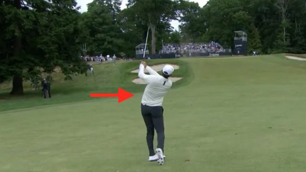 Video: Scottie Scheffler holes unbelievable eagle at U.S. Open