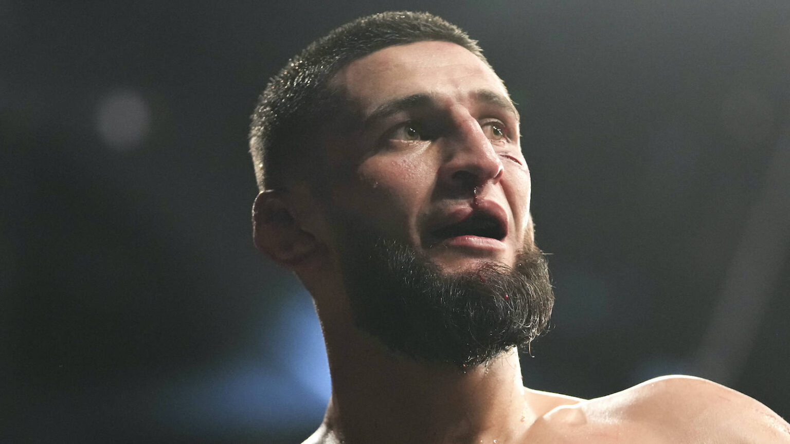 Khamzat Chimaev Kicks Sean Strickland At Wild Ufc 328 Press Conference