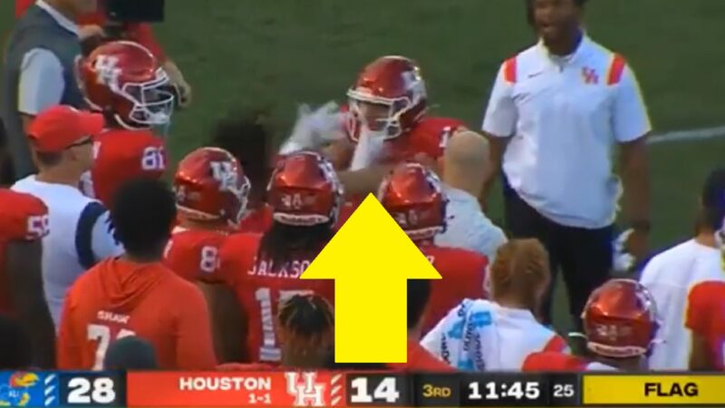 Video: Houston's Joseph Manjack, Sam Brown Jr get into altercation on ...