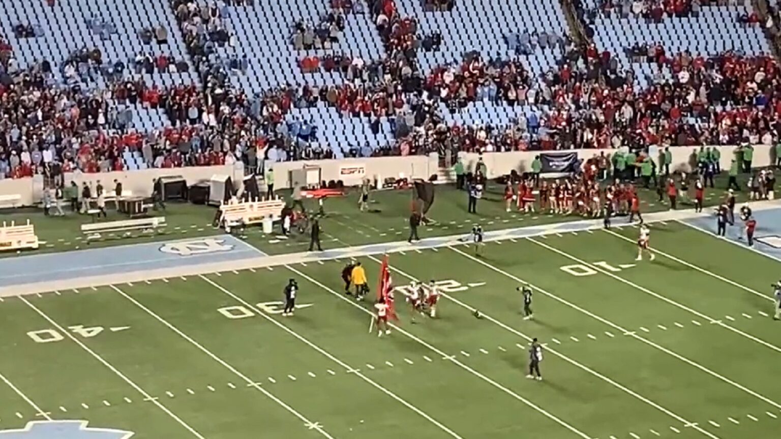 Video: NC State players had disrespectful gesture after beating North ...