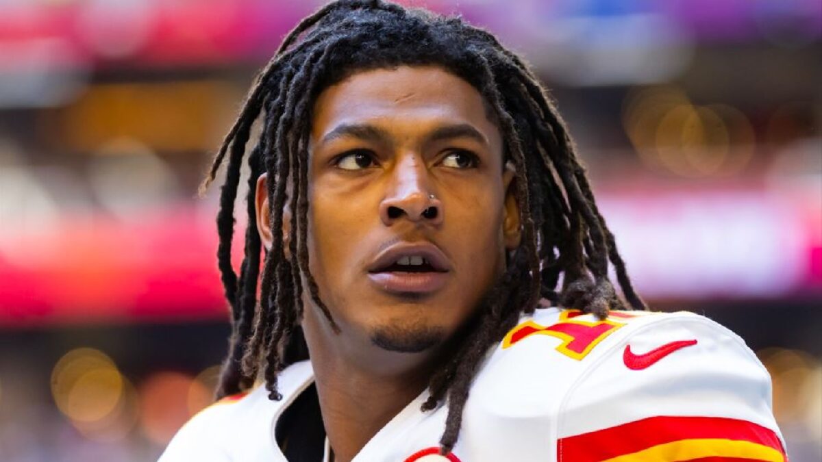 Isiah Pacheco leaves in walking boot and on crutches after suffering injury