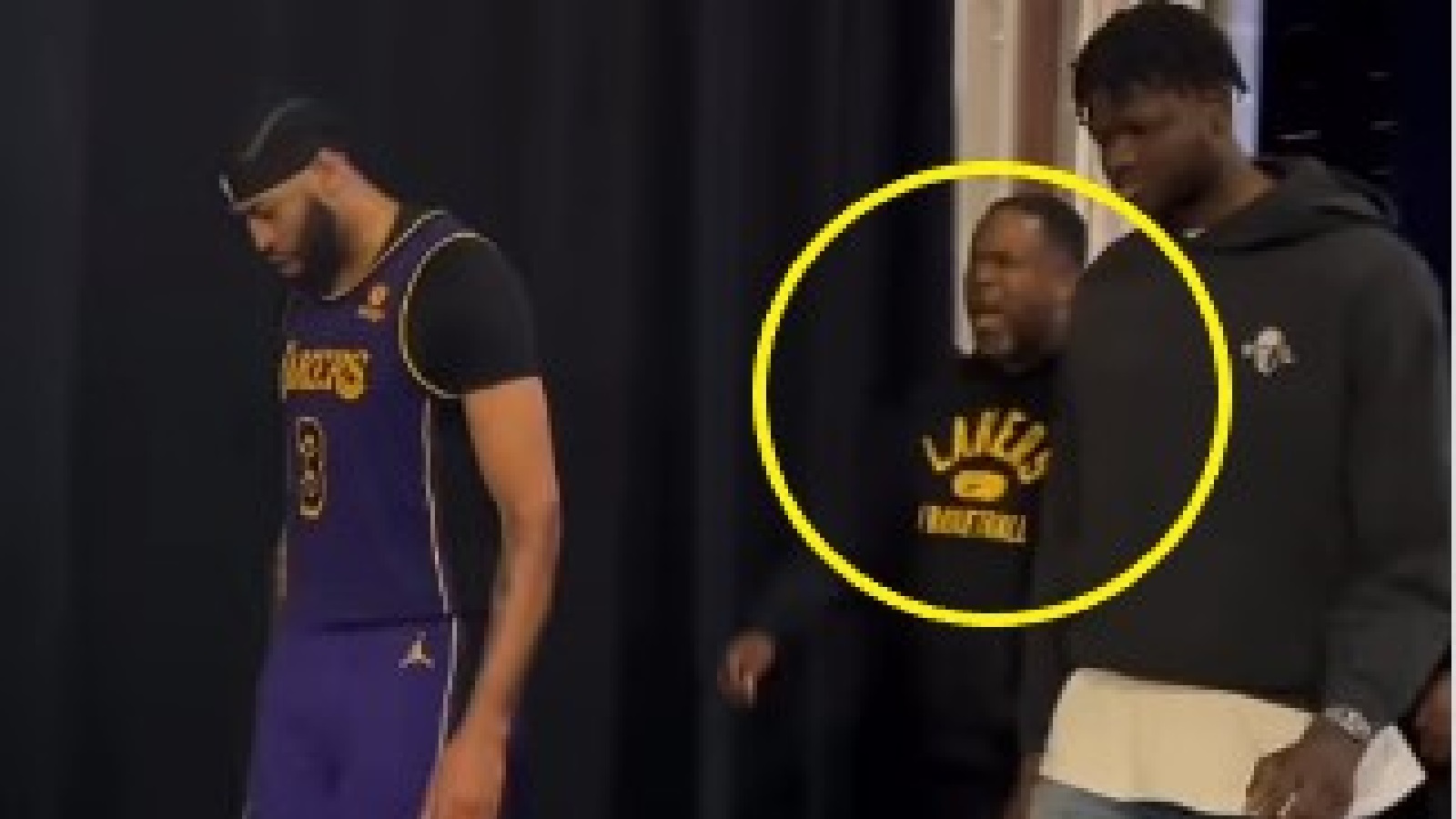 Lakers staffer's halftime comment about Warriors backfired