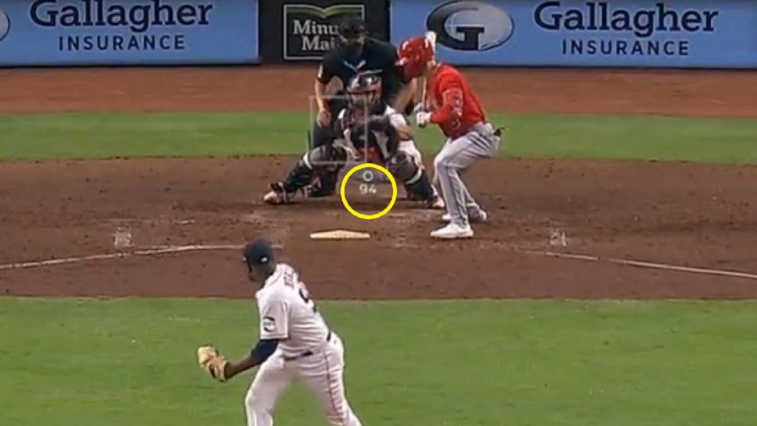 Astros benefit from blown strike three call in crucial Angels at-bat