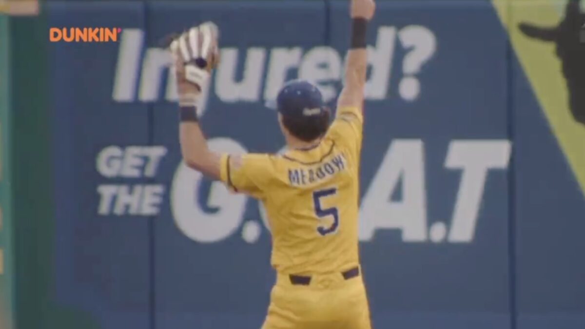 Savannah Bananas player goes viral for insane backflip catch