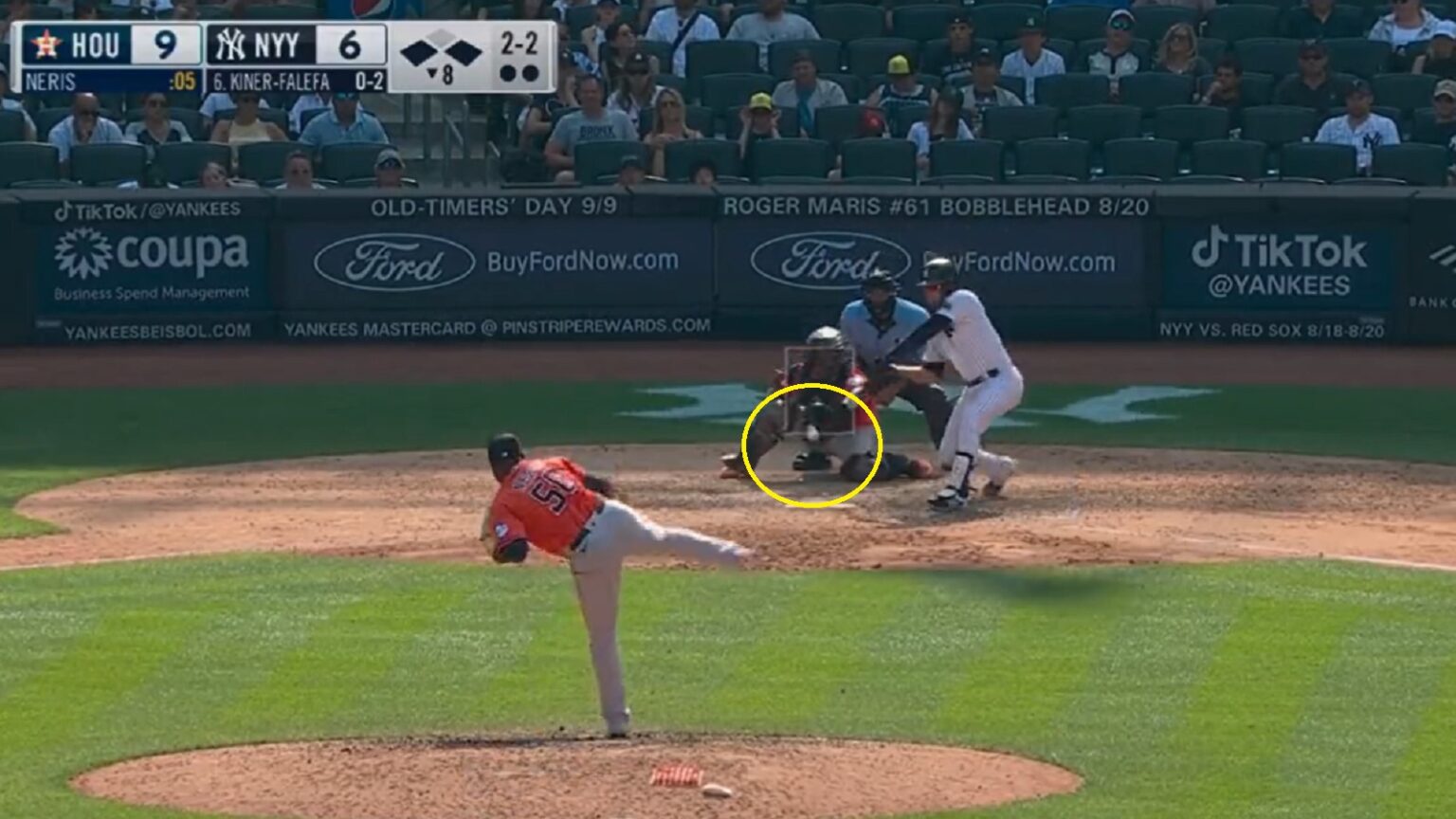 Angel Hernandez had another bad missed call behind the plate