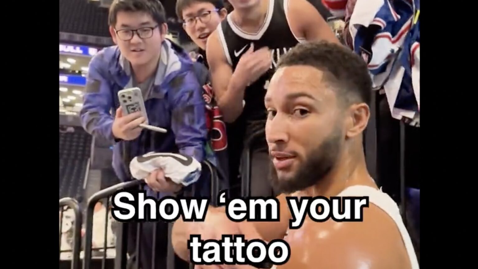 Ben Simmons fan goes viral for chest tattoo of Nets star