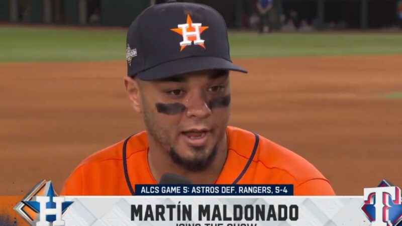 Martin Maldonado shares the big mistake Adolis Garcia made