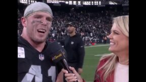 Raiders hero made the most wholesome announcement in postgame interview
