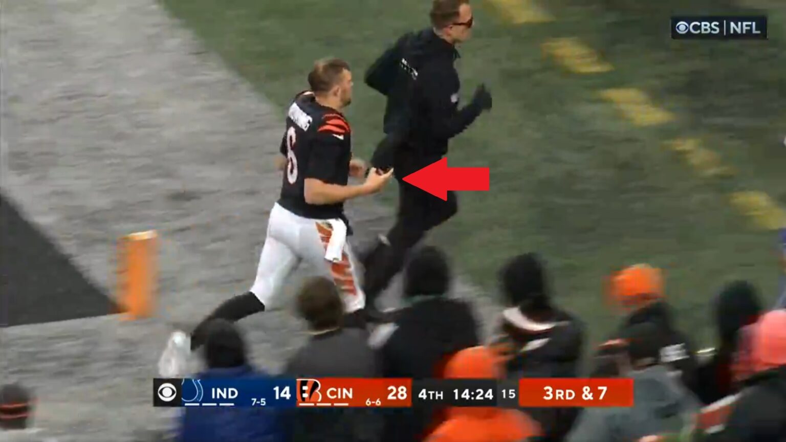 Jake Browning has funny explanation for in-game health issue