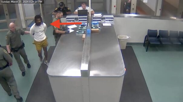 Video emerges of ex-Lions CB Cam Sutton turning himself in