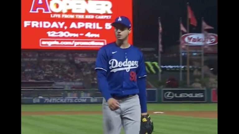 Dodgers pitcher gives announcer dad incredible moment on live TV