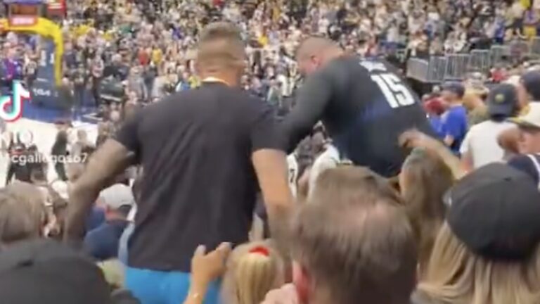 Video appears to show Nikola Jokic's brother punch fan in the face