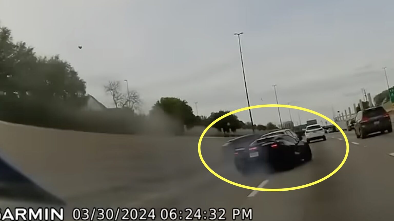 Dashcam footage of crash involving Rashee Rice’s car released