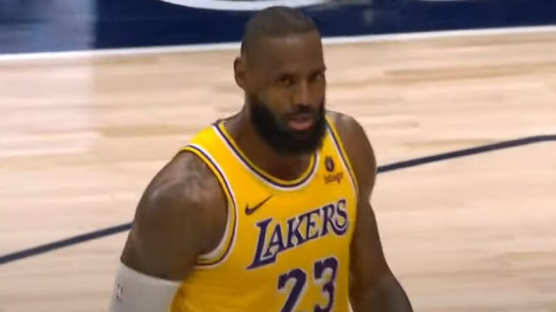 LeBron James leaves without shaking hands after season-ending loss to ...